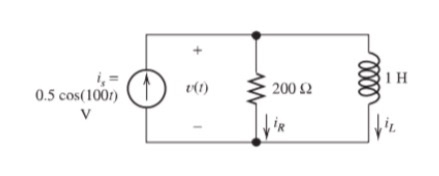 Solved Analysis of circuits using Phasors Consider the | Chegg.com