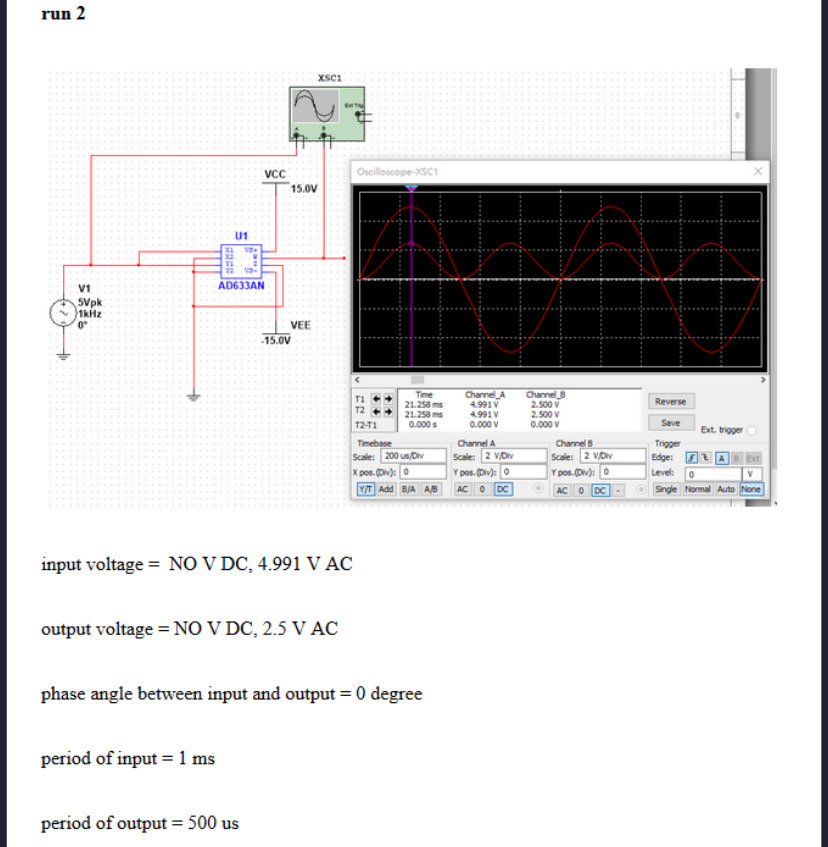 input voltage =5.998 VDC output voltage =3.608 VDC | Chegg.com