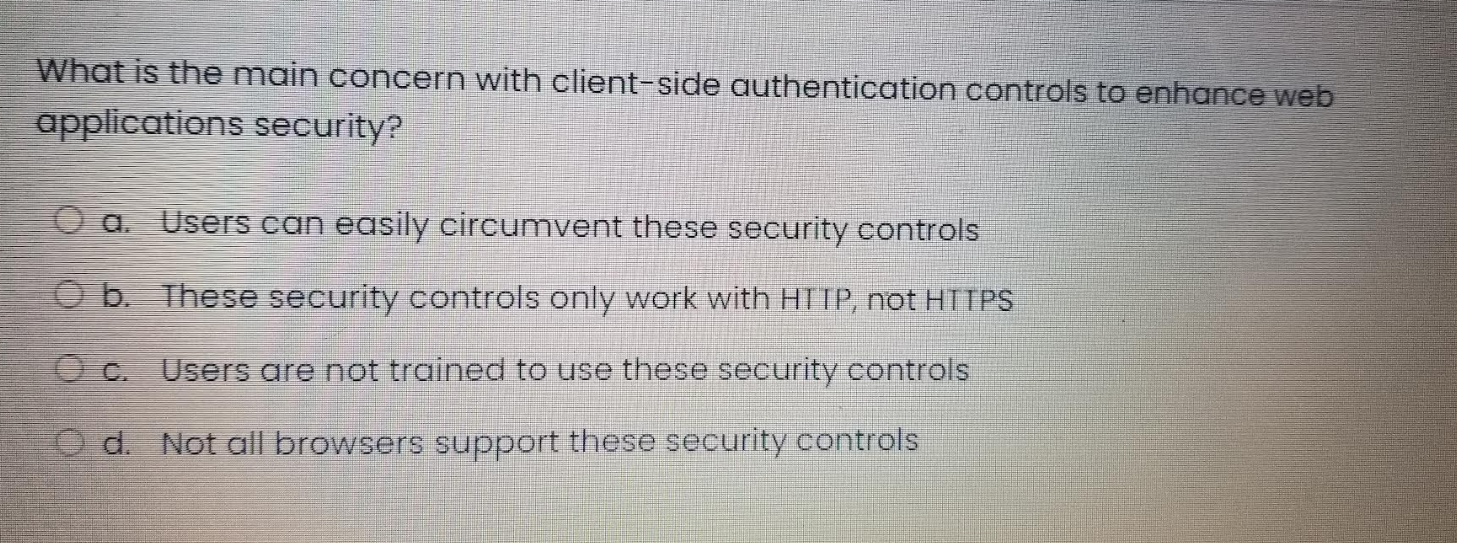 Solved An attacker was able to obtain a session token | Chegg.com