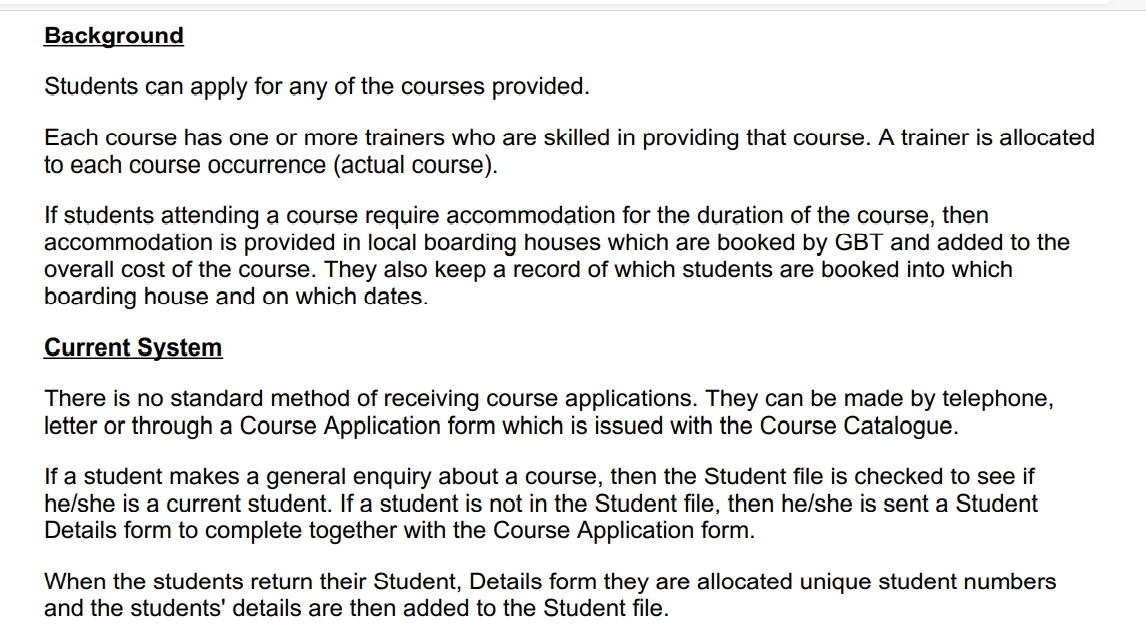 Solved Assessment Task Using The Scenario Given In Appendix 