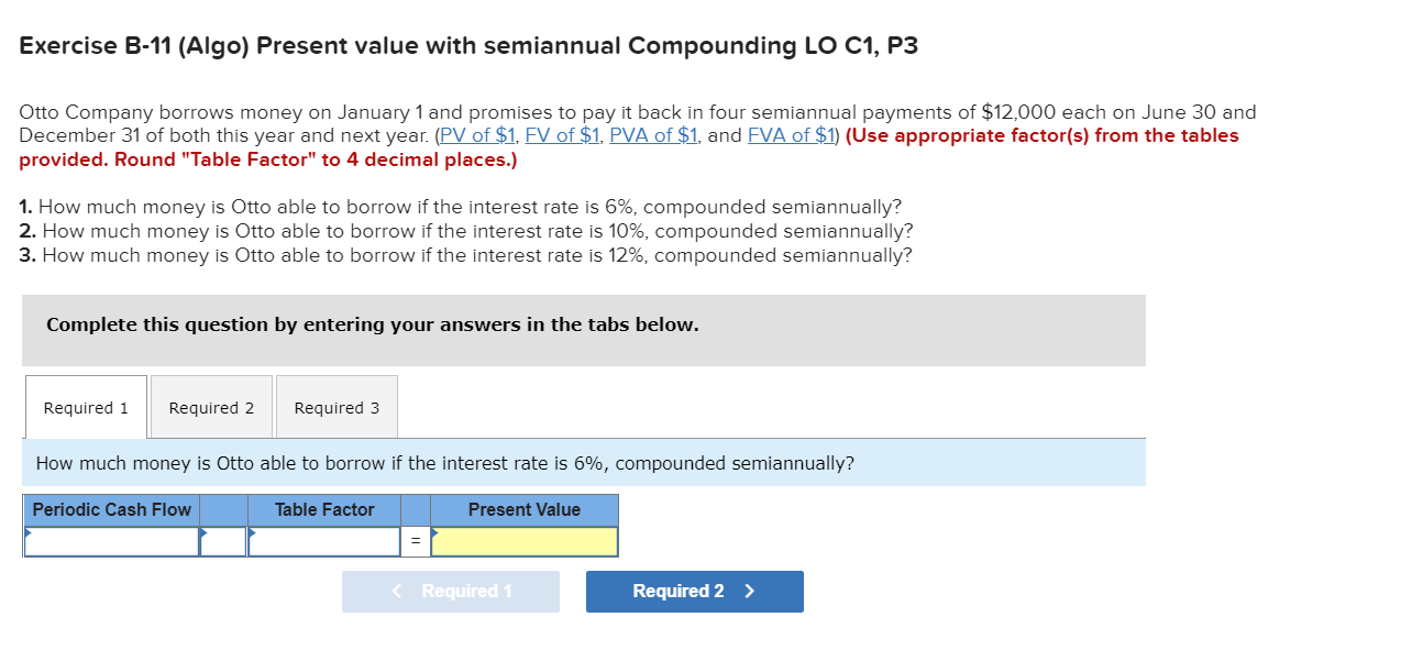 Solved Exercise B-10 (Algo) Present values of annuities LO | Chegg.com