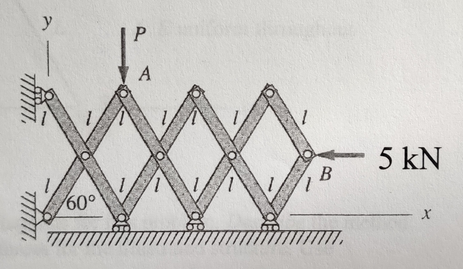 Solved The links are connected by smooth pins, use the | Chegg.com