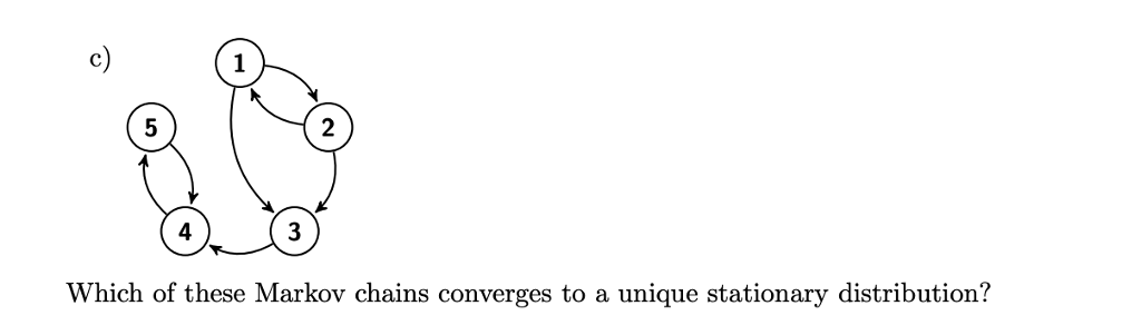 Solved 17. Which of the following Markov chains with | Chegg.com