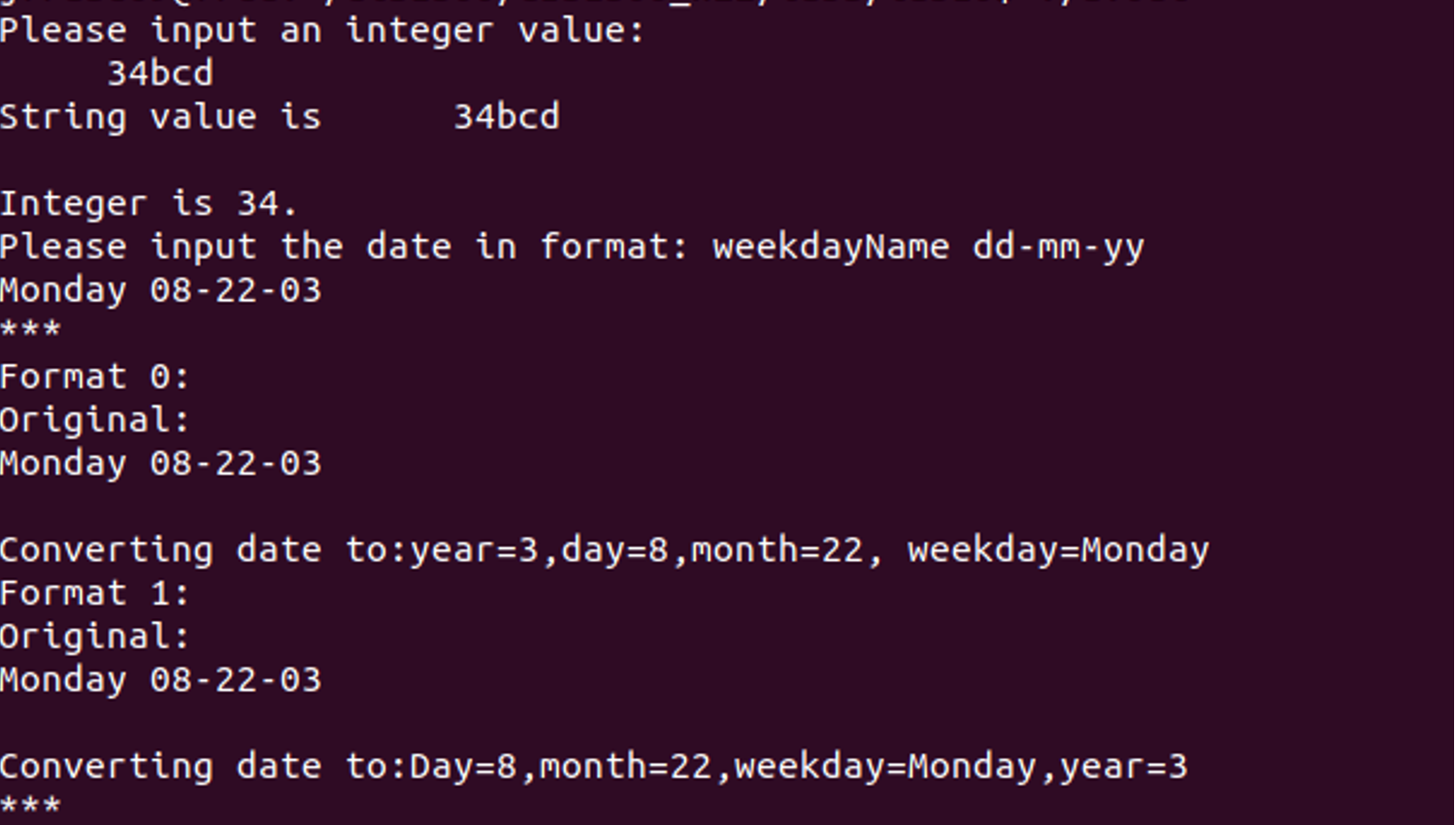 Solved Provide the C program for the following description | Chegg.com