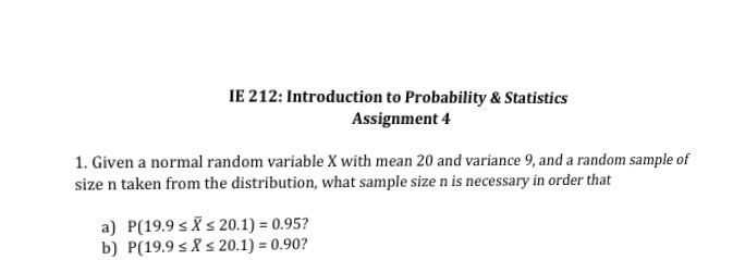 Solved Given A Normal Random Variable X With Mean 20 And 