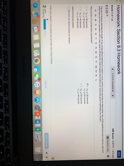 Solved Homework Section 8 3 Homework Score 0 Of 1 Pt