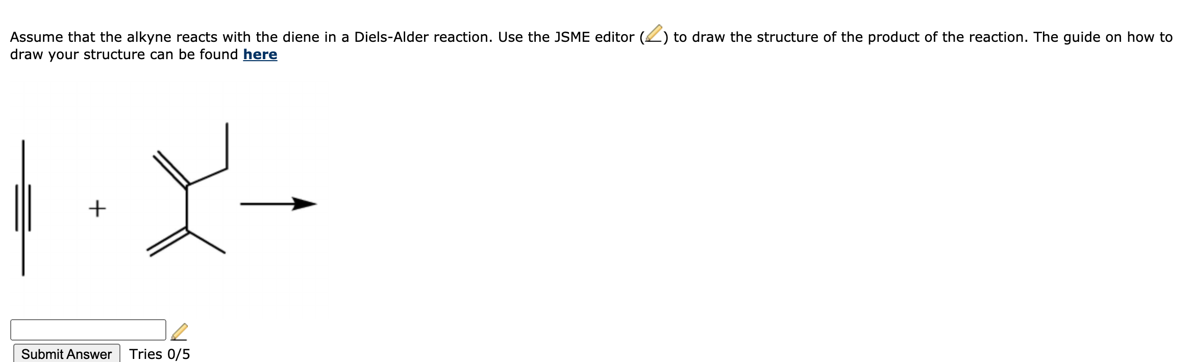 Solved Assume that the alkyne reacts with the diene in a | Chegg.com