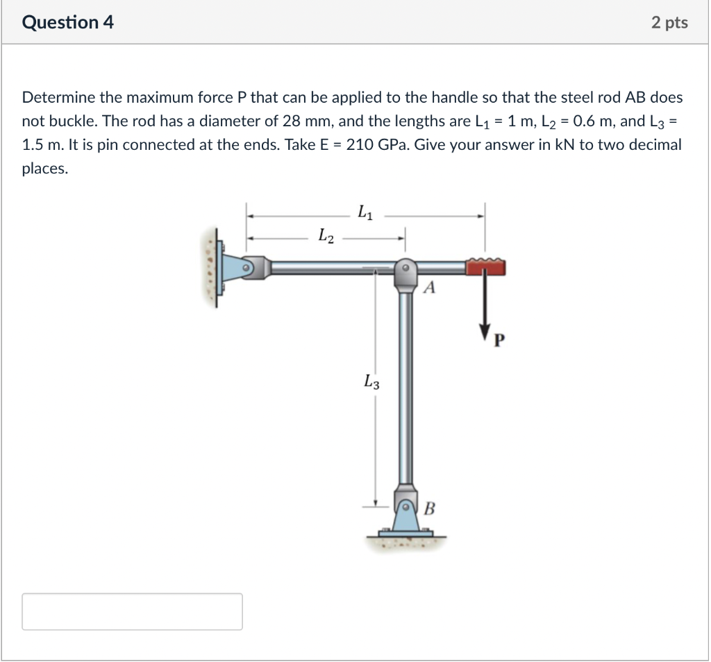 Solved Determine the maximum force P that can be applied to | Chegg.com