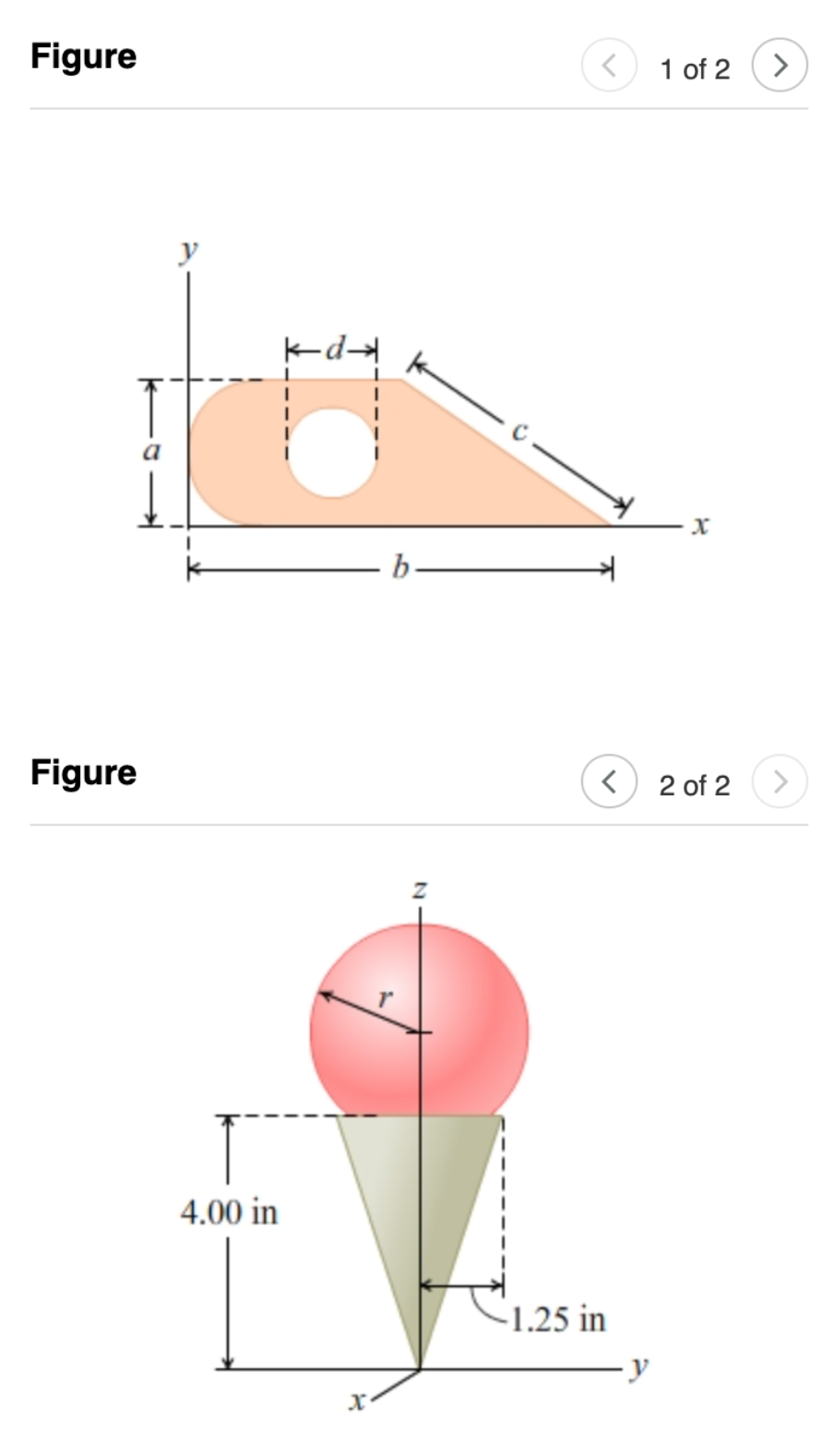 Solved A centroid is an object's geometric center. For an | Chegg.com
