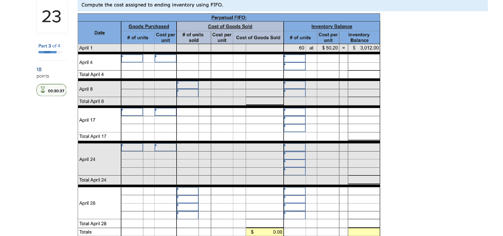 Solved Required information Skip to question [The | Chegg.com