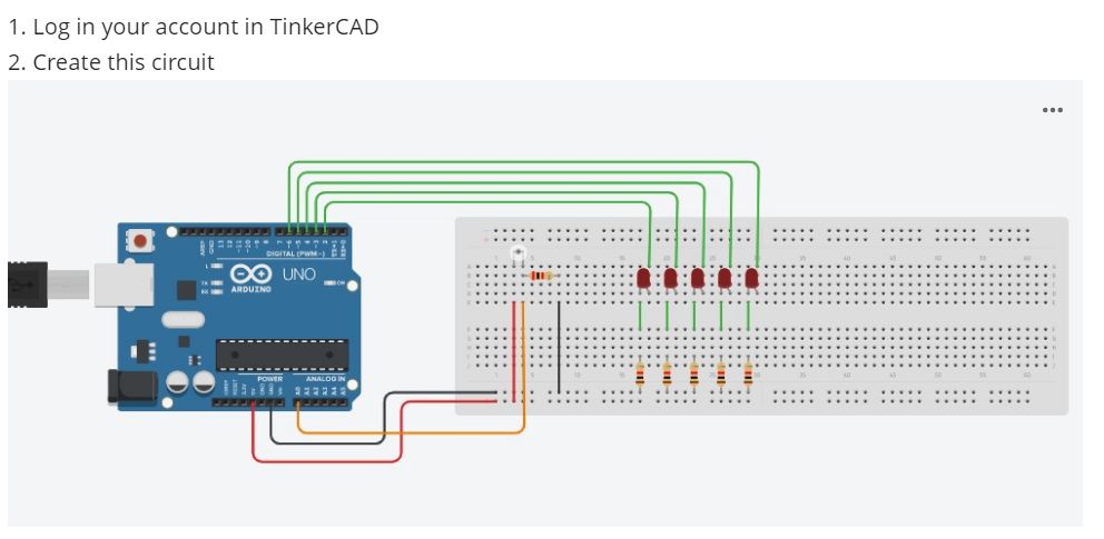 Solved 1. Log in your account in TinkerCAD 2. Create this | Chegg.com