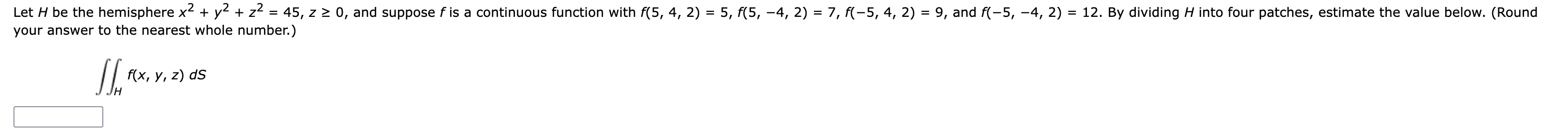 Solved your answer to the nearest whole number.) | Chegg.com
