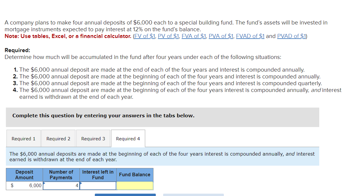 Solved Exercise 5-12 (Algo) Future value; annuities | Chegg.com Solved Exercise 5-12 (Algo) Future value; annuities | Chegg.com