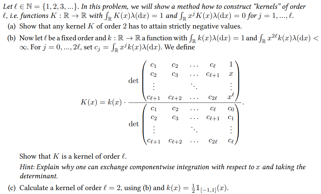 Solved Let ℓ∈N={1,2,3,…}. In this problem, we will show a | Chegg.com