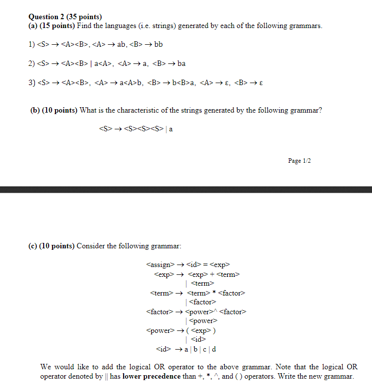 Solved Question 2 (35 points) (a) (15 points) Find the | Chegg.com Solved Question 2 (35 points) (a) (15 points) Find the | Chegg.com