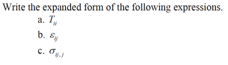 Solved Write the expanded form of the following expressions. | Chegg.com