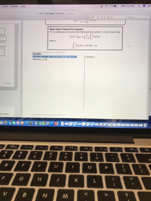 solved-mean-value-theorem-for-integrals-if-f-is-continuous-chegg