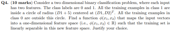 Solved 24. (10 marks) Consider a two dimensional binary | Chegg.com