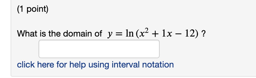Solved (1 point) Using the properties of logarithms, decide | Chegg.com