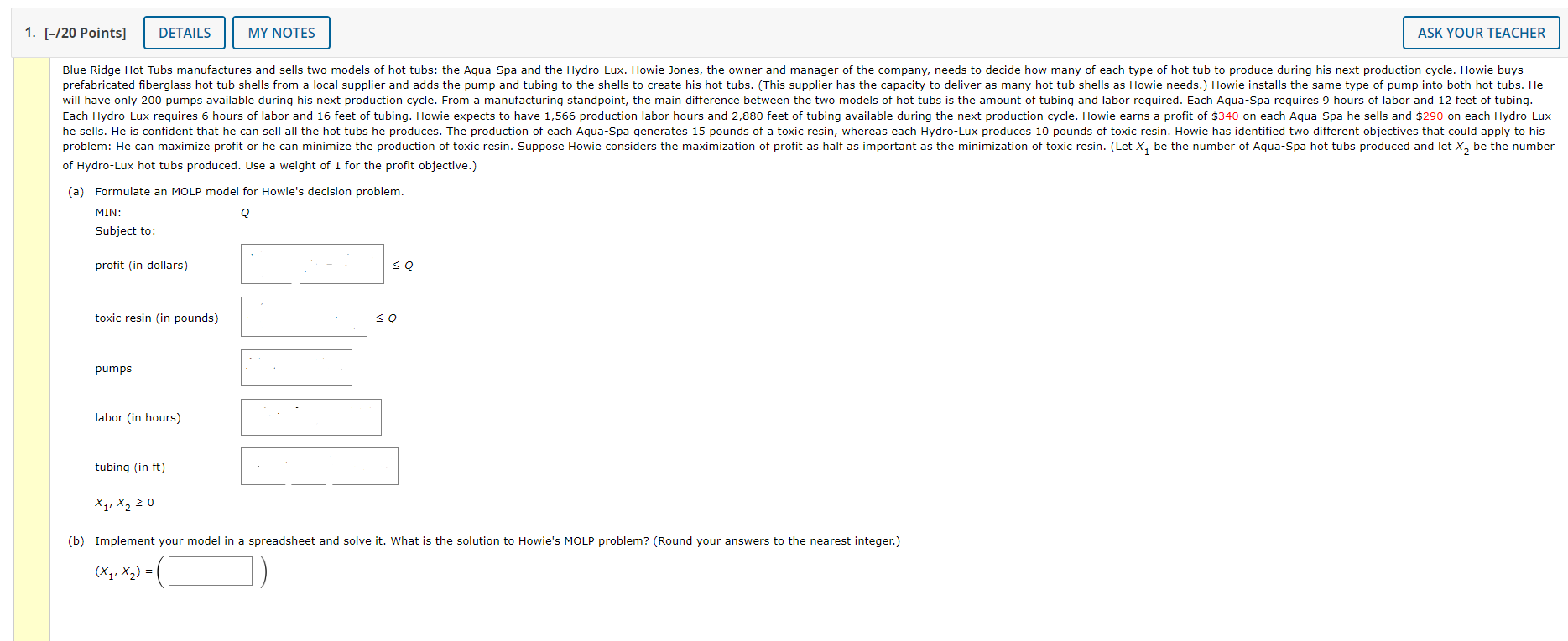 Solved Please use and how Excel Solver or Analytic Solver | Chegg.com