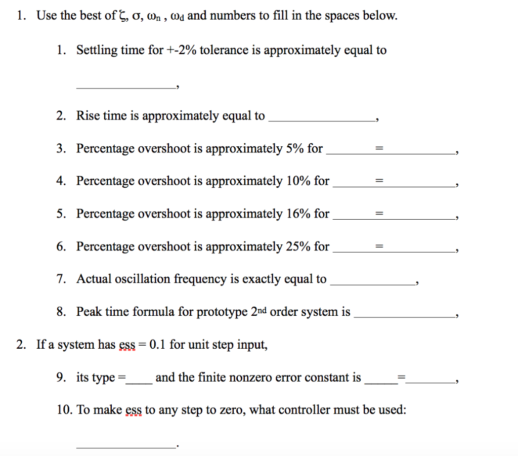 Solved 1. Use the best of, o, wn, Wd and numbers to fill in | Chegg.com