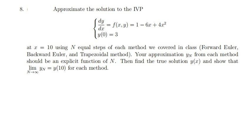 Solved ques 8 plz provide answer asap plz solve it manually | Chegg.com