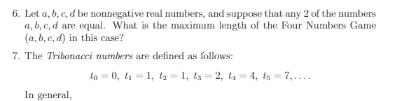 Solved 6. Let a,b,c,d be nonnegative real numbers, and | Chegg.com