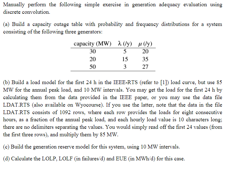 Manually perform the following simple exercise in | Chegg.com