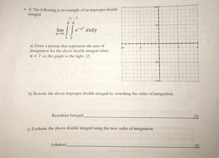 Solved The following is an example of an improper double | Chegg.com
