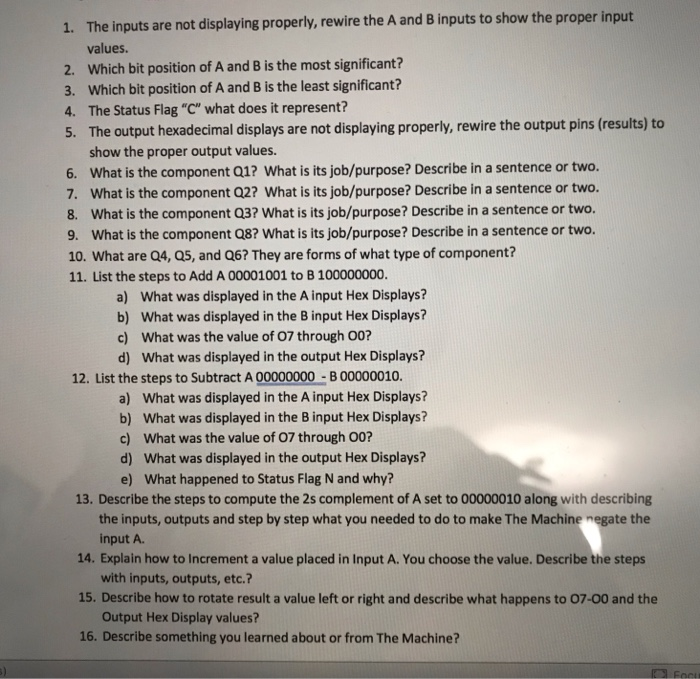 Flags VNZC B-Bits B7 B6 B5 B4 83 8281 80 A-Bits A7 A6 | Chegg.com