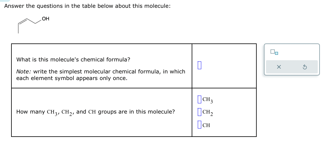 Solved Answer the questions in the table below about this | Chegg.com