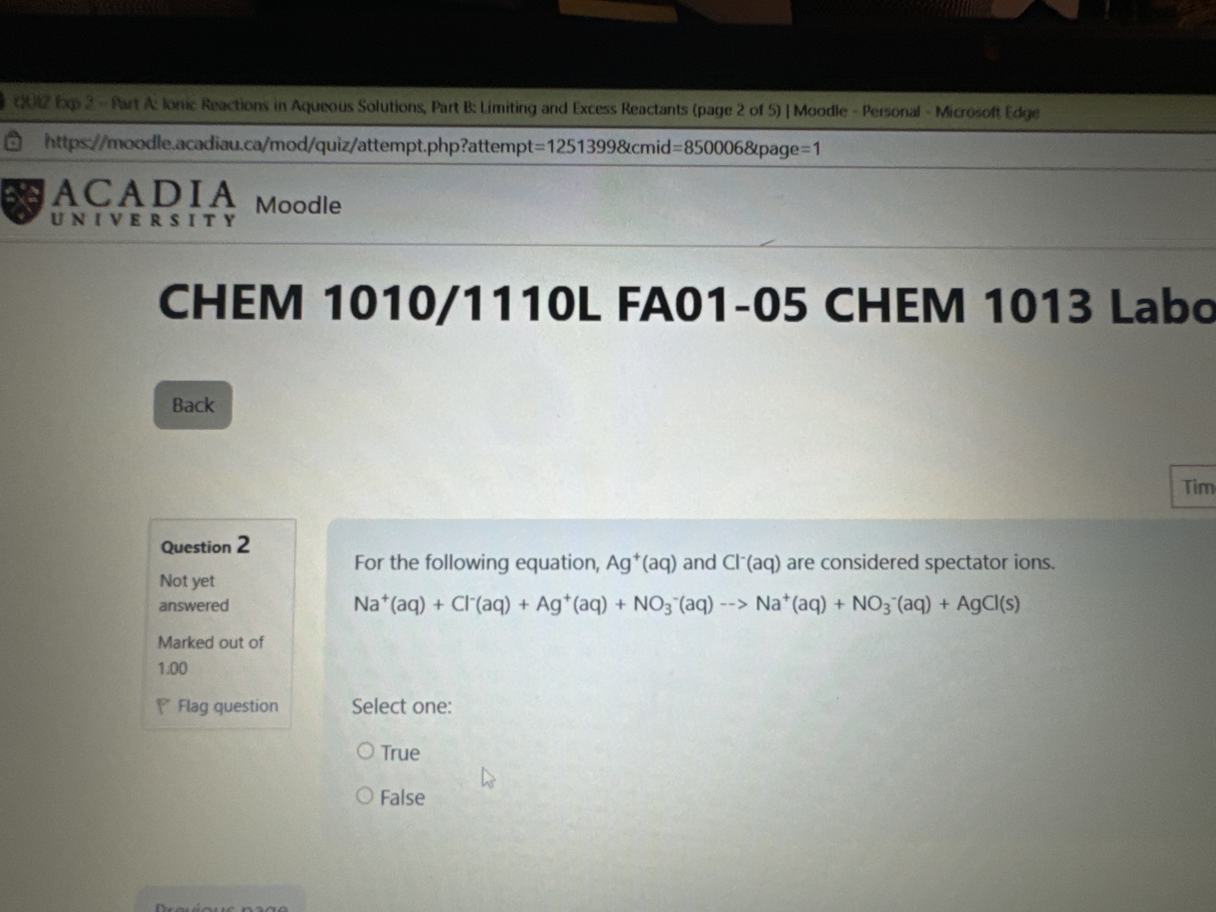 Solved For the following equation, Ag+(aq) ﻿and Cl-(aq) ﻿are | Chegg.com