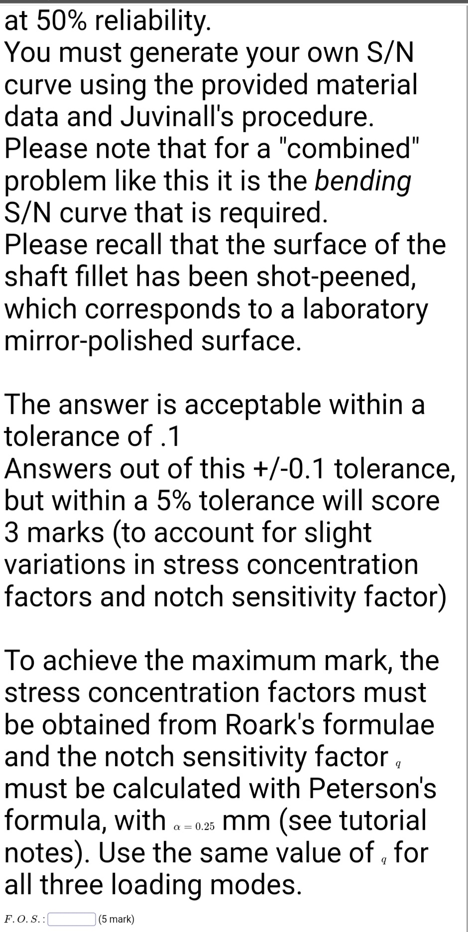 Solved You are analysing the possible failure mechanisms on | Chegg.com