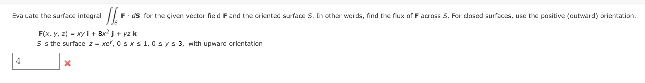 Solved Evaluate the surface integral Sle Fids for the given | Chegg.com