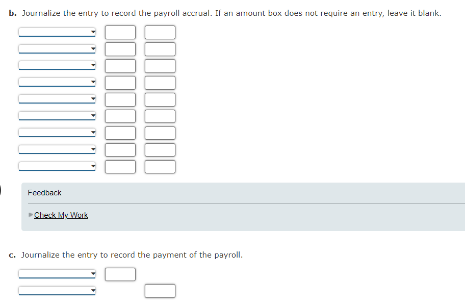 Solved Summary Payroll Data In the following summary of data | Chegg.com