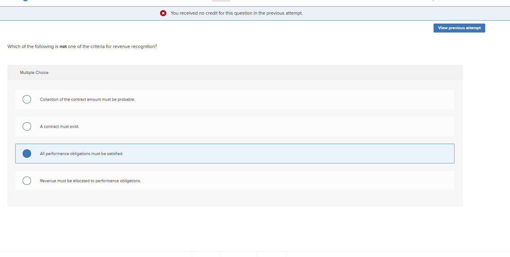 Solved Which of the following is not one of the criteria for | Chegg.com