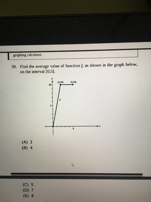 Solved graphing calculator. 39. Find the average value of | Chegg.com