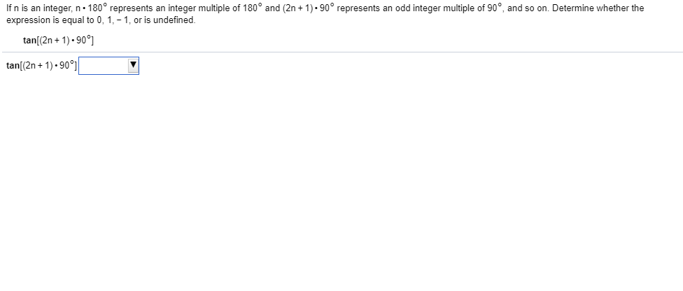 Solved If n is an integer, n. 180° represents an integer | Chegg.com