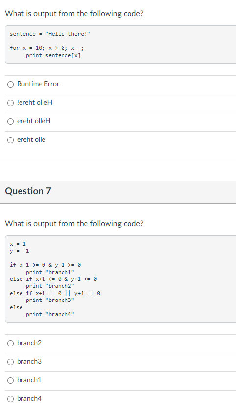 Solved Runtime Error !ereht olleH ereht olleH ereht olle | Chegg.com