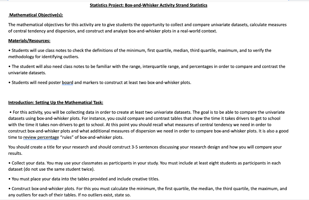 Solved Mathematical Objectives The Mathematical 