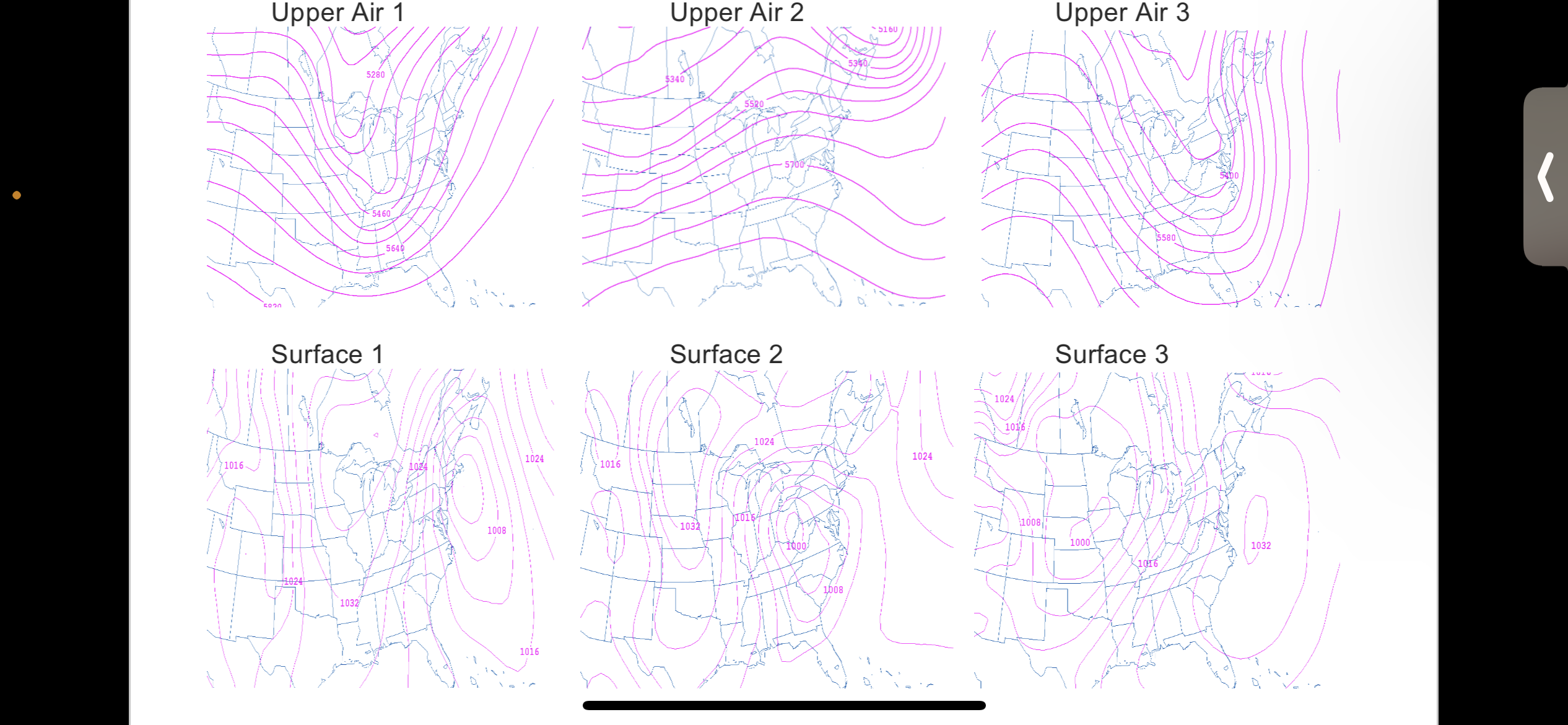 3. These three upper-air maps – UpperAir | Chegg.com