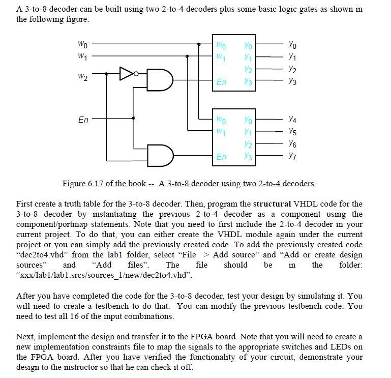 Solved I need help I need all of the questions done in VHDL | Chegg.com