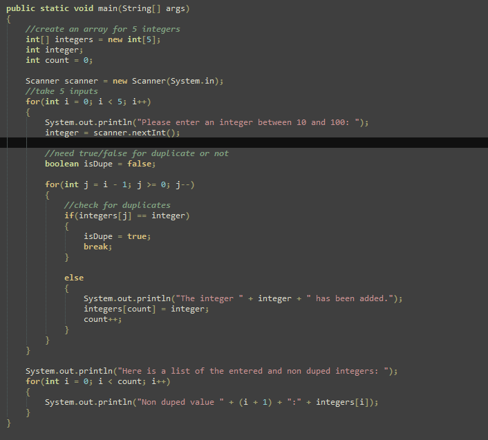 Solved Below I have included a screenshot of my code, I need | Chegg.com