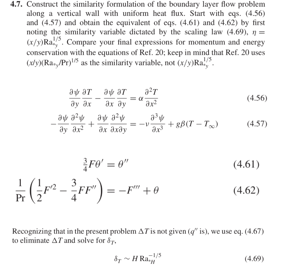 4.7. Construct the similarity formulation of the | Chegg.com