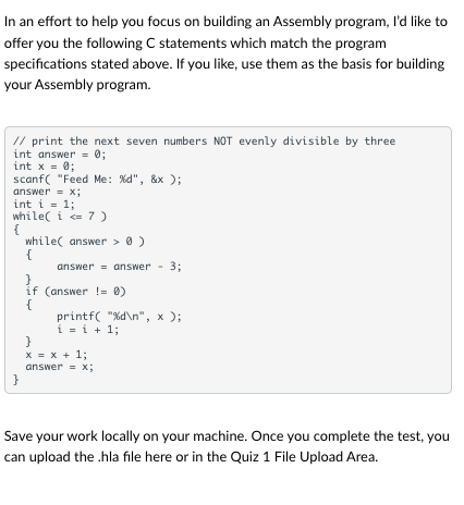 Solved Create an HLAAssembly language program that prompts | Chegg.com