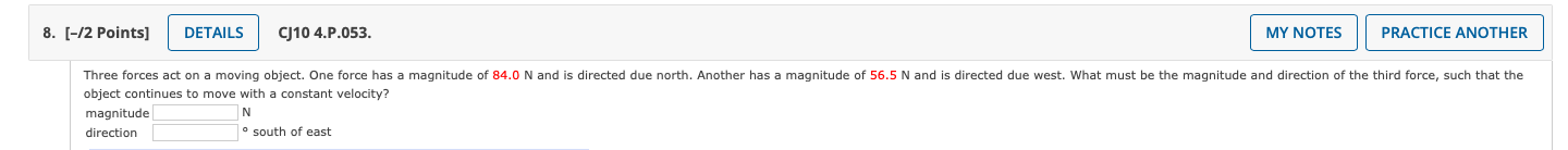 Solved object continues to move with a constant velocity? | Chegg.com