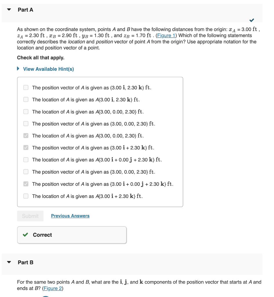 Solved Learning Goal: To identify the correct notation for a | Chegg.com
