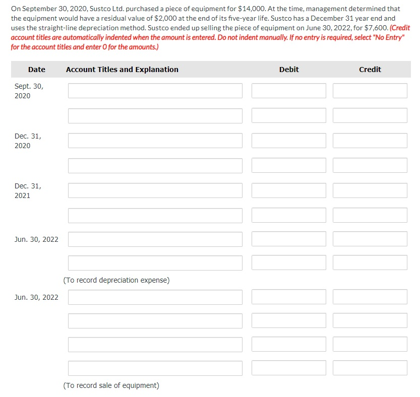 Solved Prepare all necessary journal entries for 2020, 2021, | Chegg.com