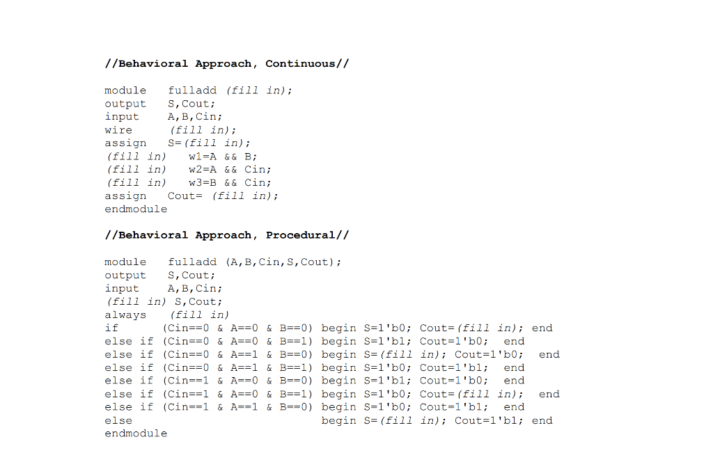Solved A full adder has three inputs, a, b, cin (carry-in), | Chegg.com