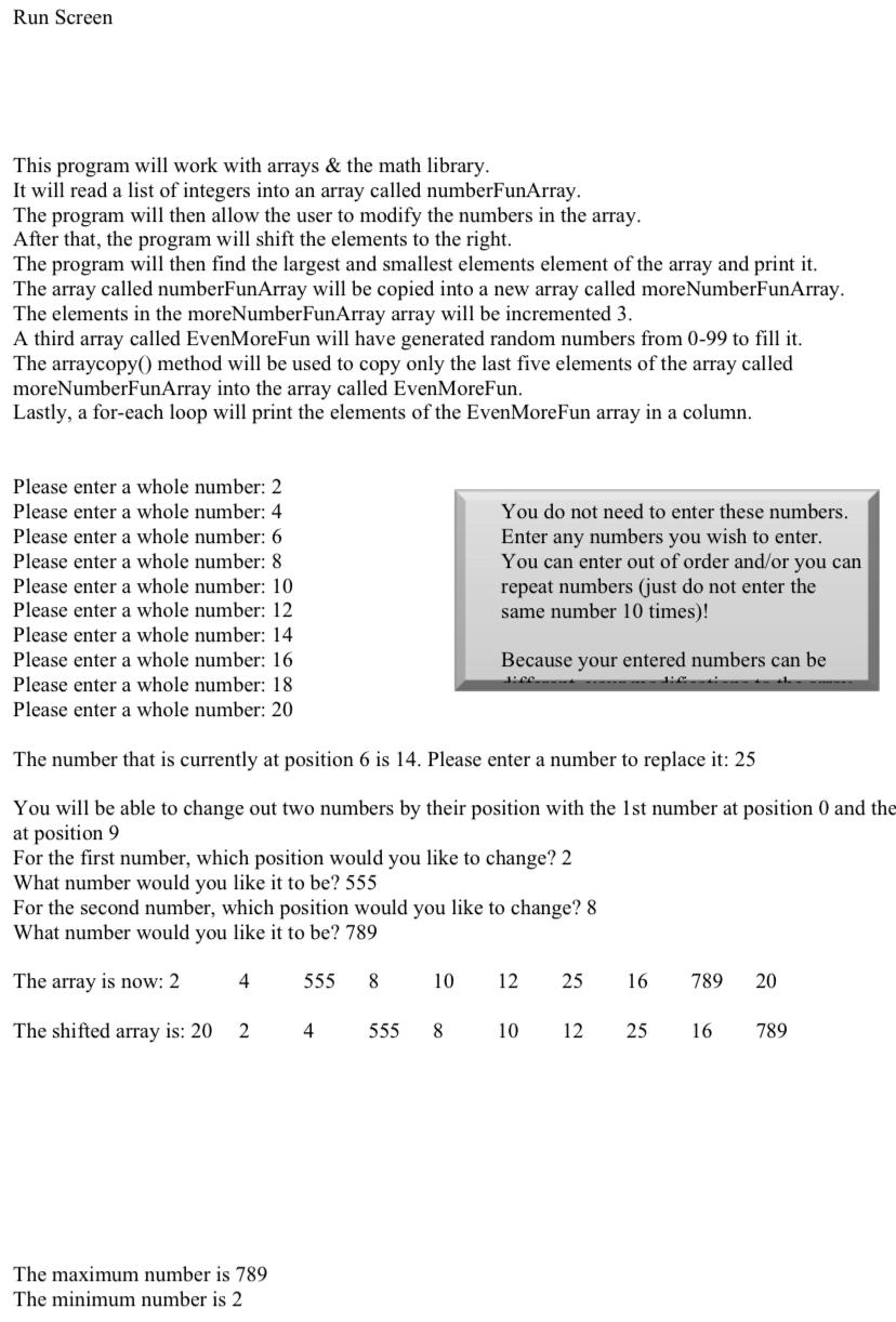 Solved Could you assist me with this java problem, | Chegg.com
